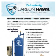 Methane Emissions Capturing System for Natural Gas Compression.