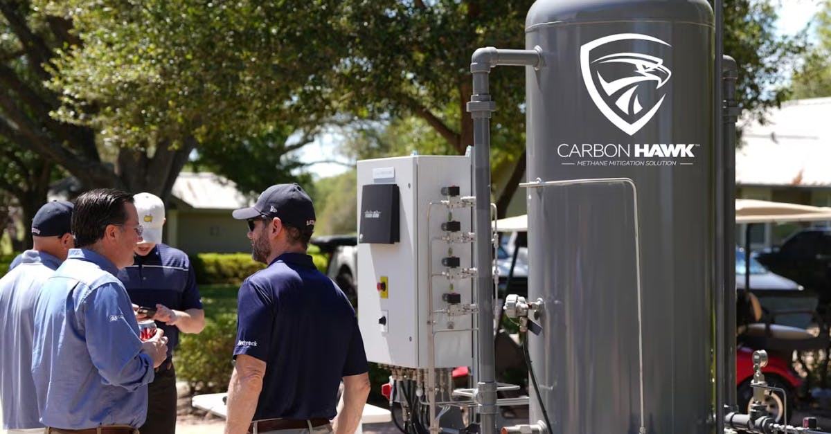 Methane Emissions Capturing System for Natural Gas Compression.